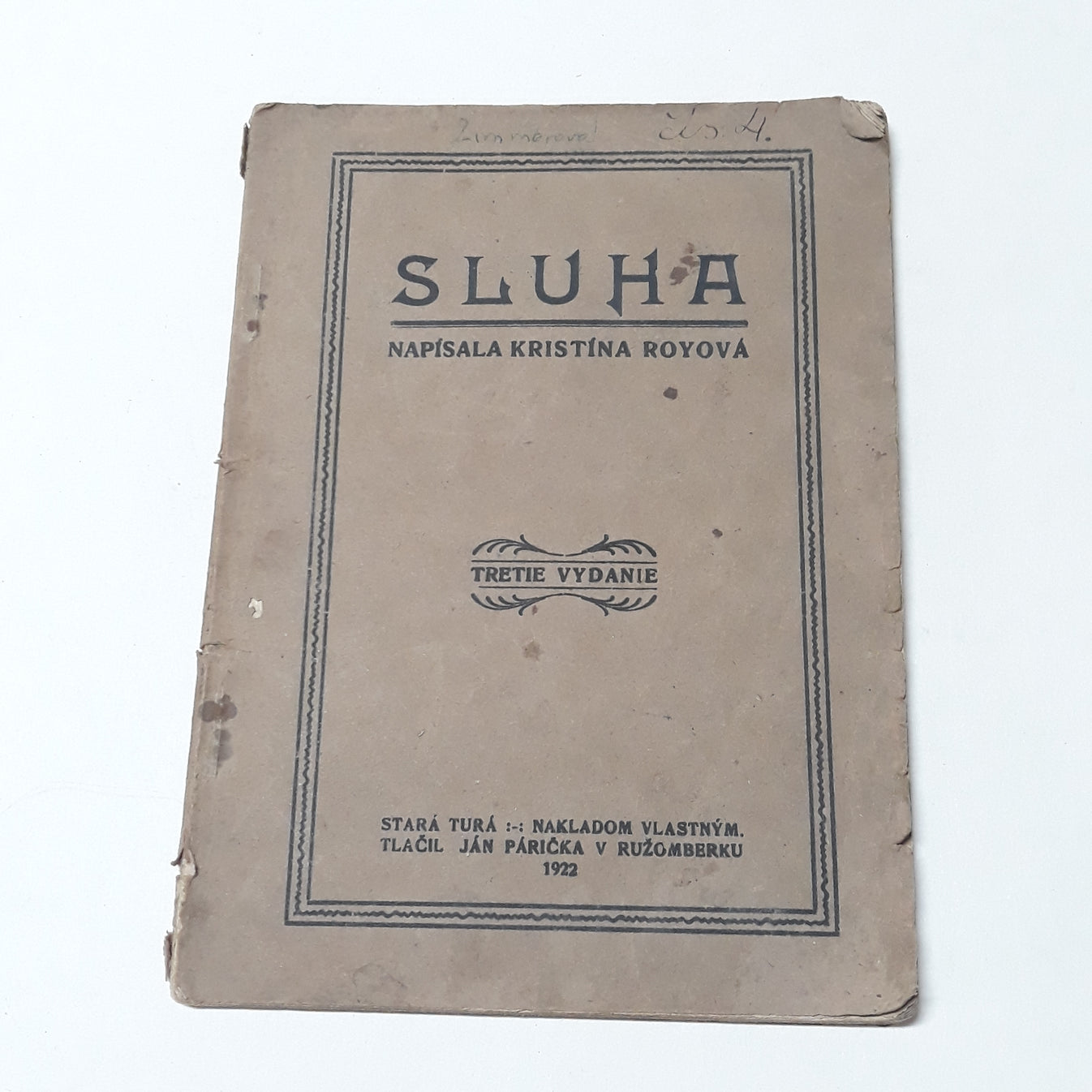 Sluha – Knihárstvo Eva